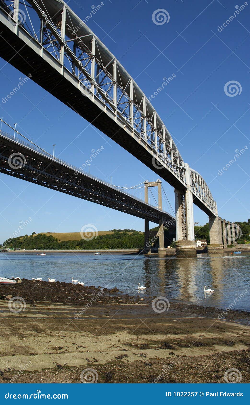 Tamar Bridge stock image. Image of plymouth, steel, bridge - 1022257