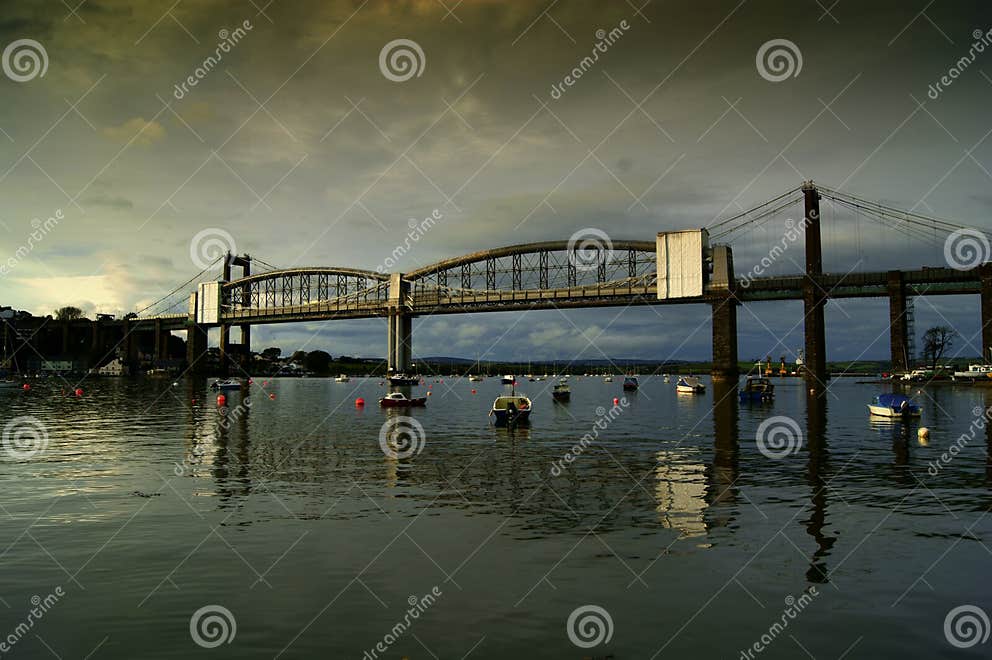 Tamar Bridge Over the River Tamar Devon Stock Photo - Image of devon ...
