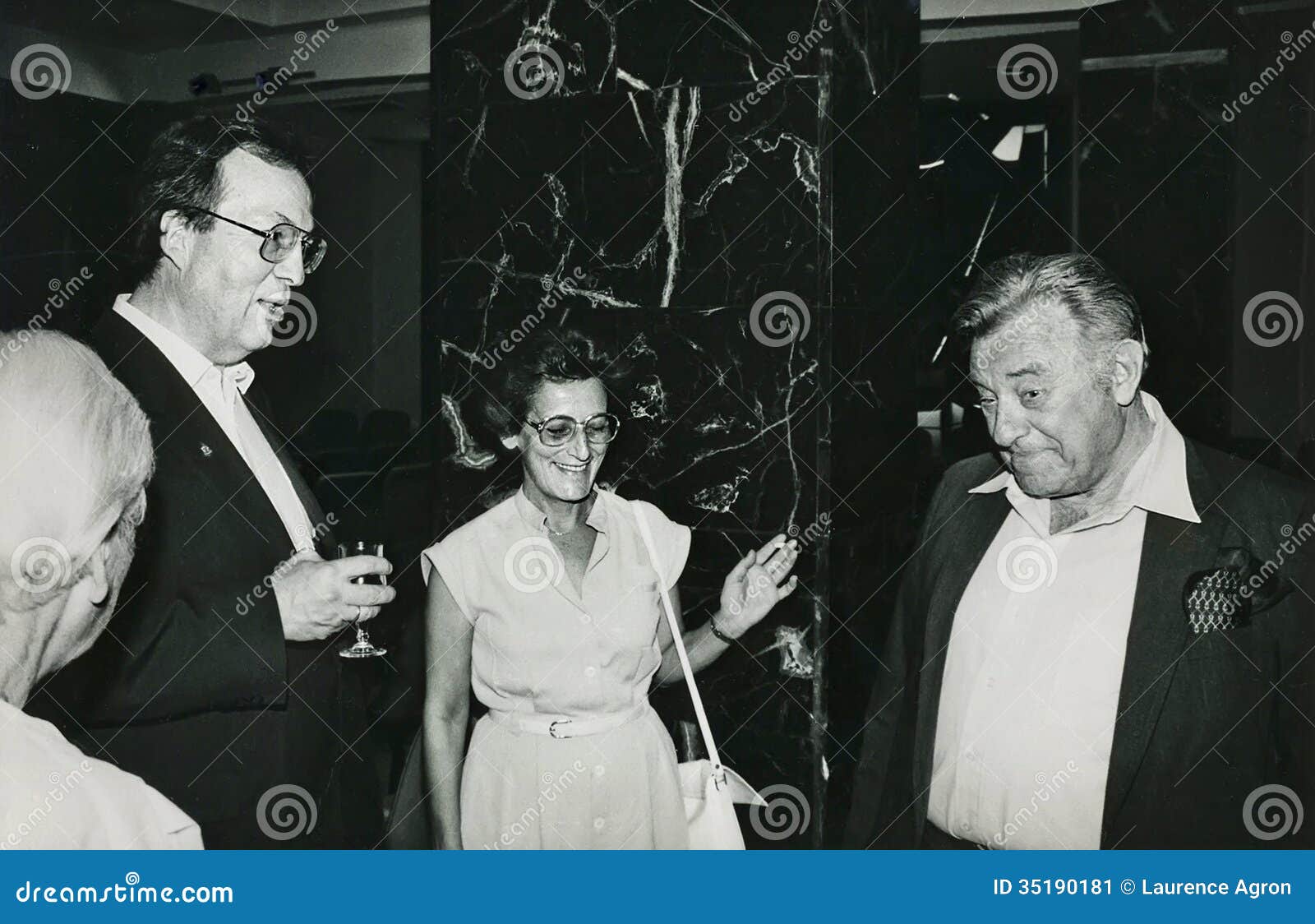 Tamar Kollek, Manfred Rommel, Liselotte Rommel, Foto editorial - Imagen ...