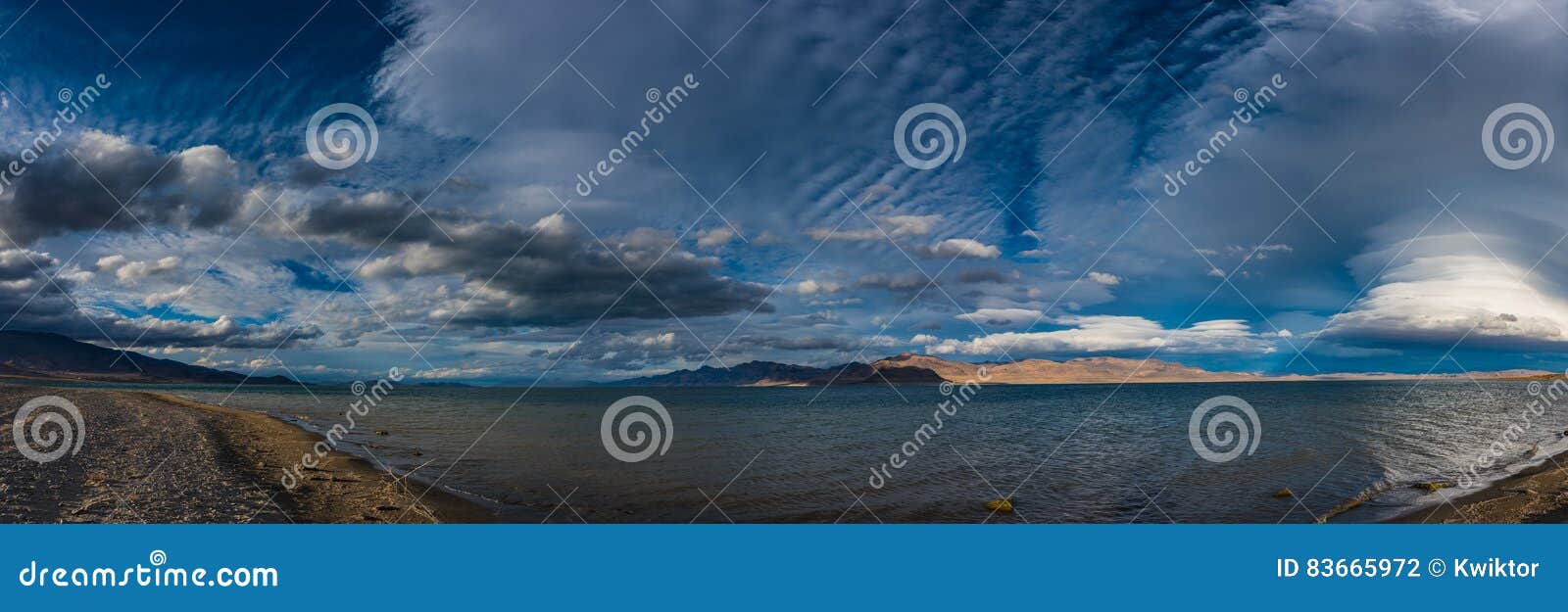 Tamarack Bay Pyramid Lake Nevada Stock Photo - Image of beach, land ...