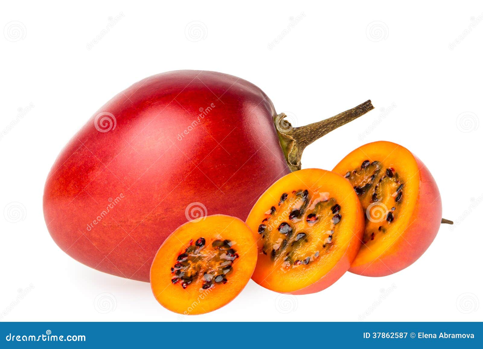Tamarillo image stock. Image du lisse, coupure, tropical - 37862587