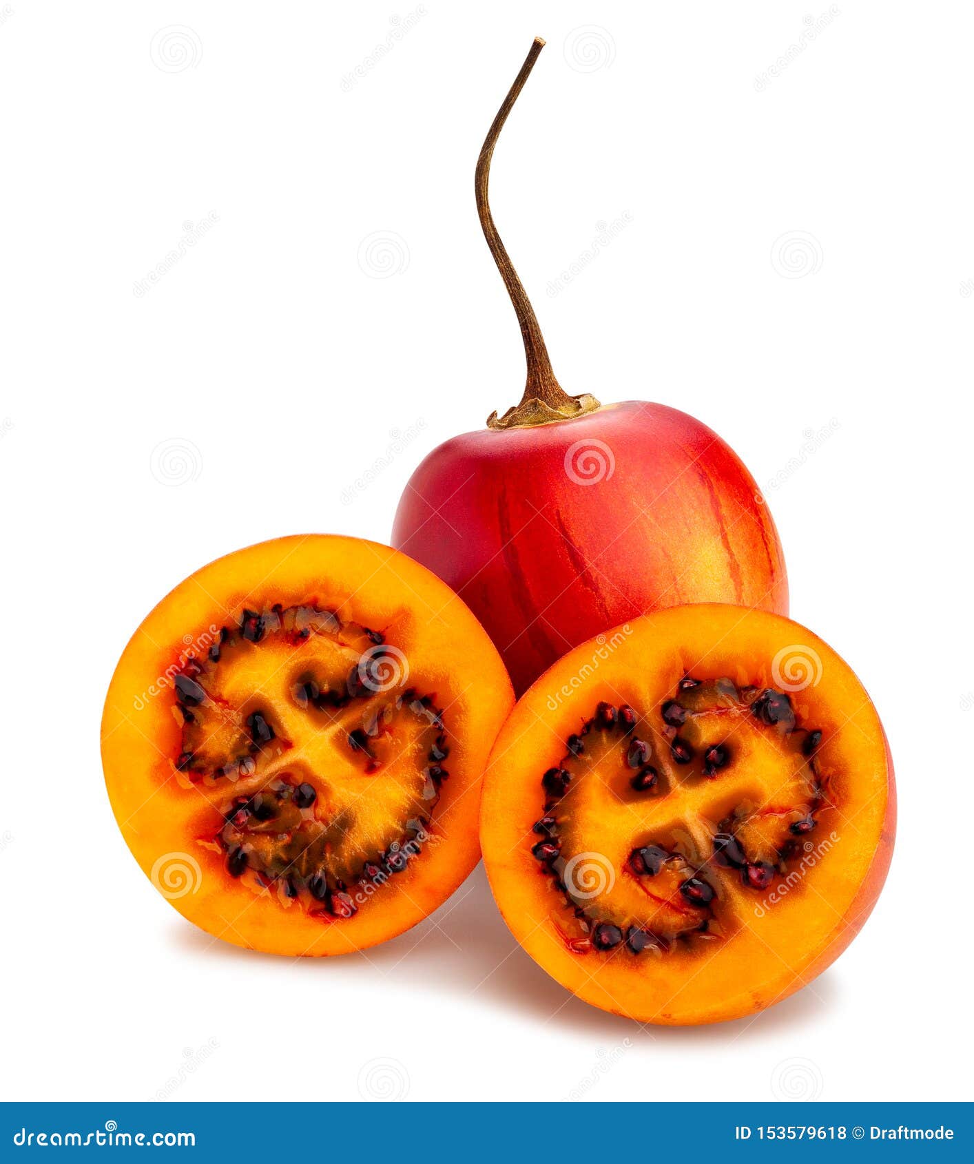 Tamarillo stock photo. Image of exotic, cutout, studio - 153579618