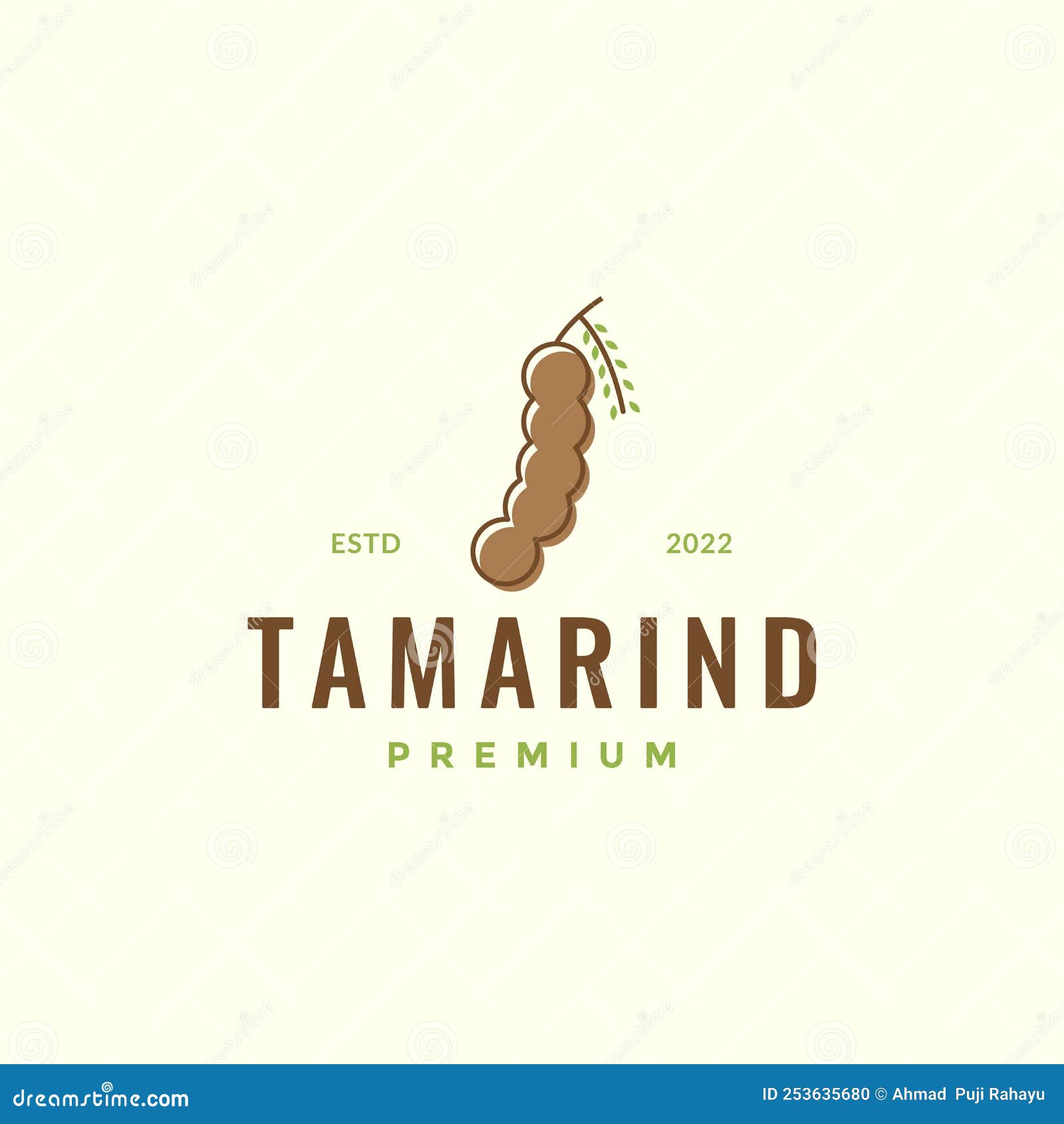 Tamarind Fresh Vintage Logo Design Stock Vector - Illustration of diet ...