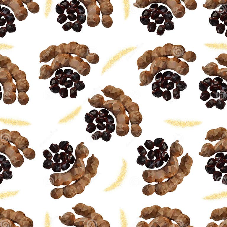 Tamarind pattern stock illustration. Illustration of diet - 200735651