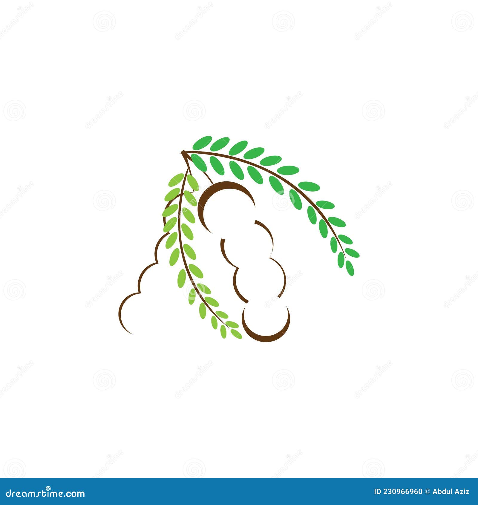 Tamarind icon logo vector stock vector. Illustration of fruit - 230966960