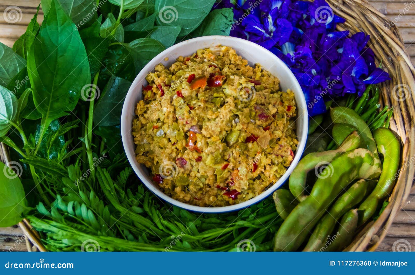 Tamarind stir-fried stock photo. Image of laos, east - 117276360