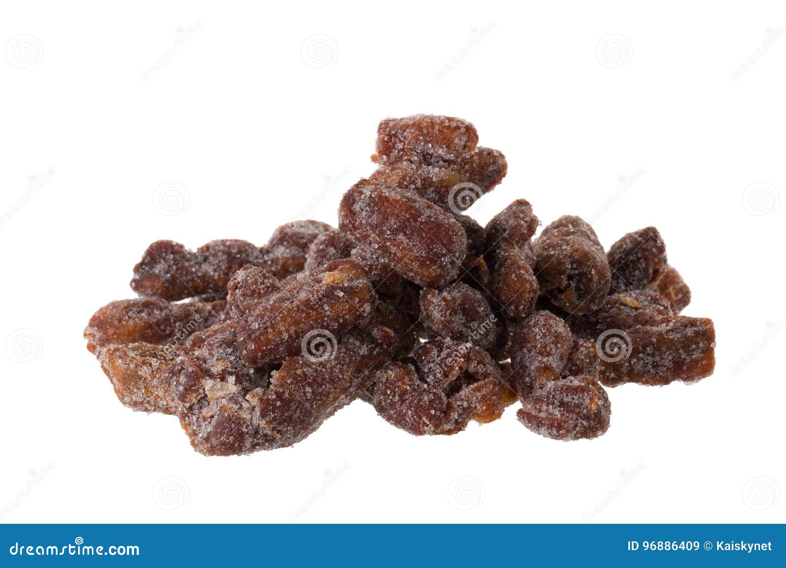 Tamarind with Sugar Dessert Isolated on White Background Stock Image ...