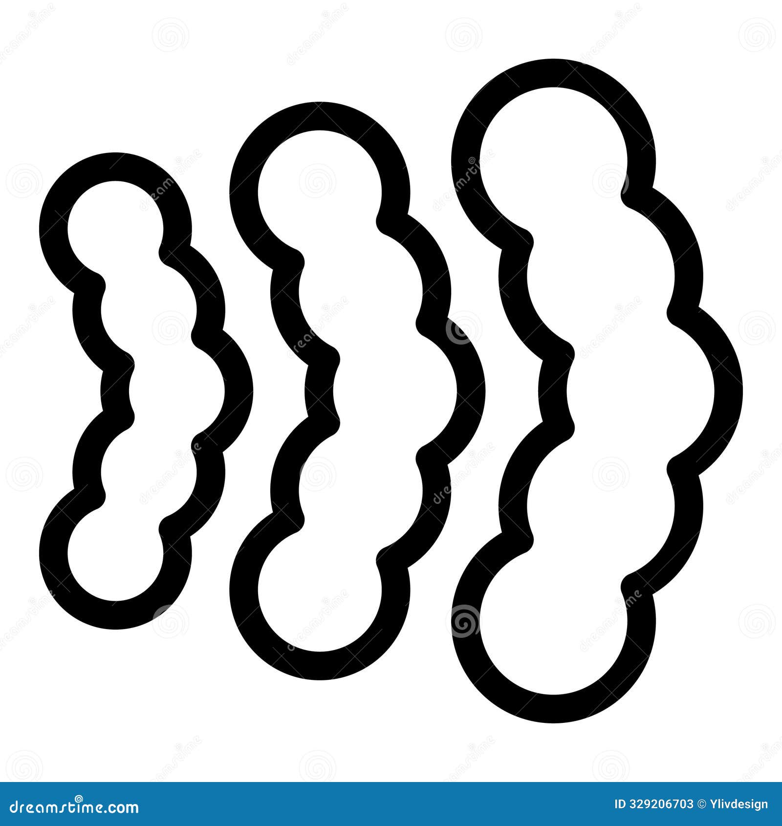 Tamarind Tropical Fruit Growing in Pods Lineart Icon Stock Illustration ...