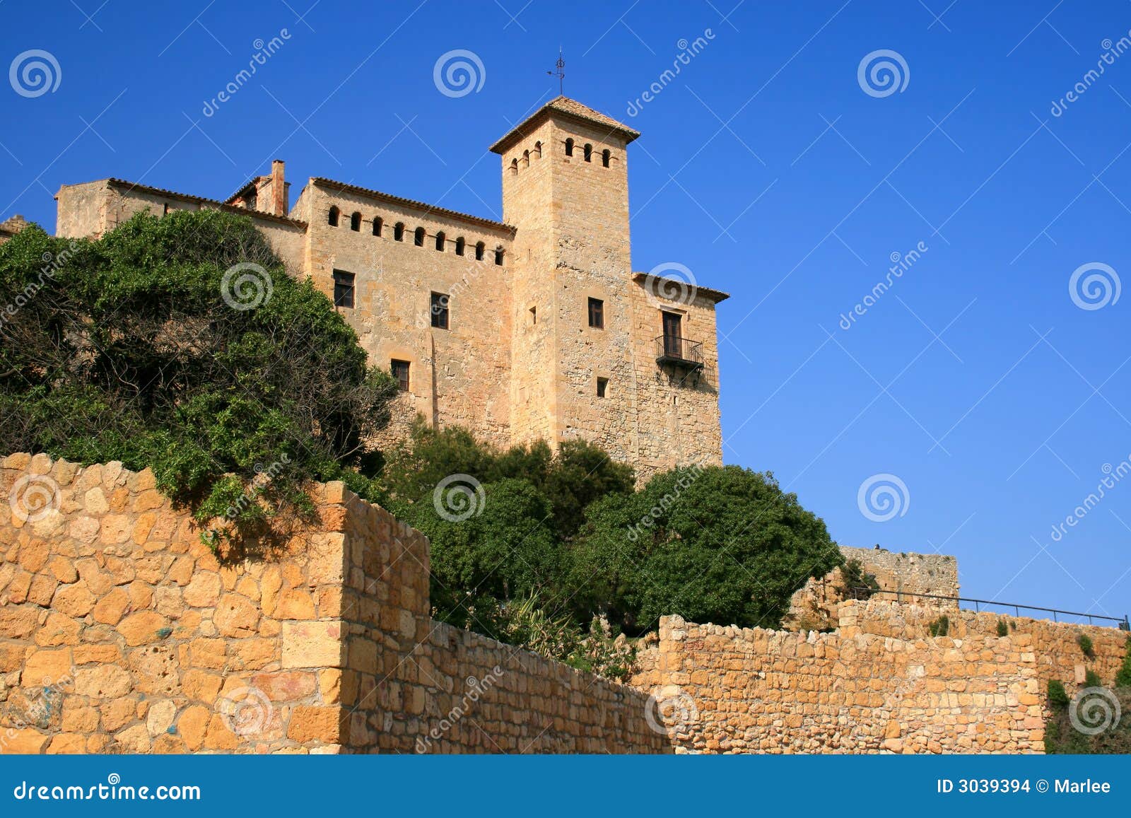 Tamarit Castle stock photo. Image of tourism, medieval - 3039394