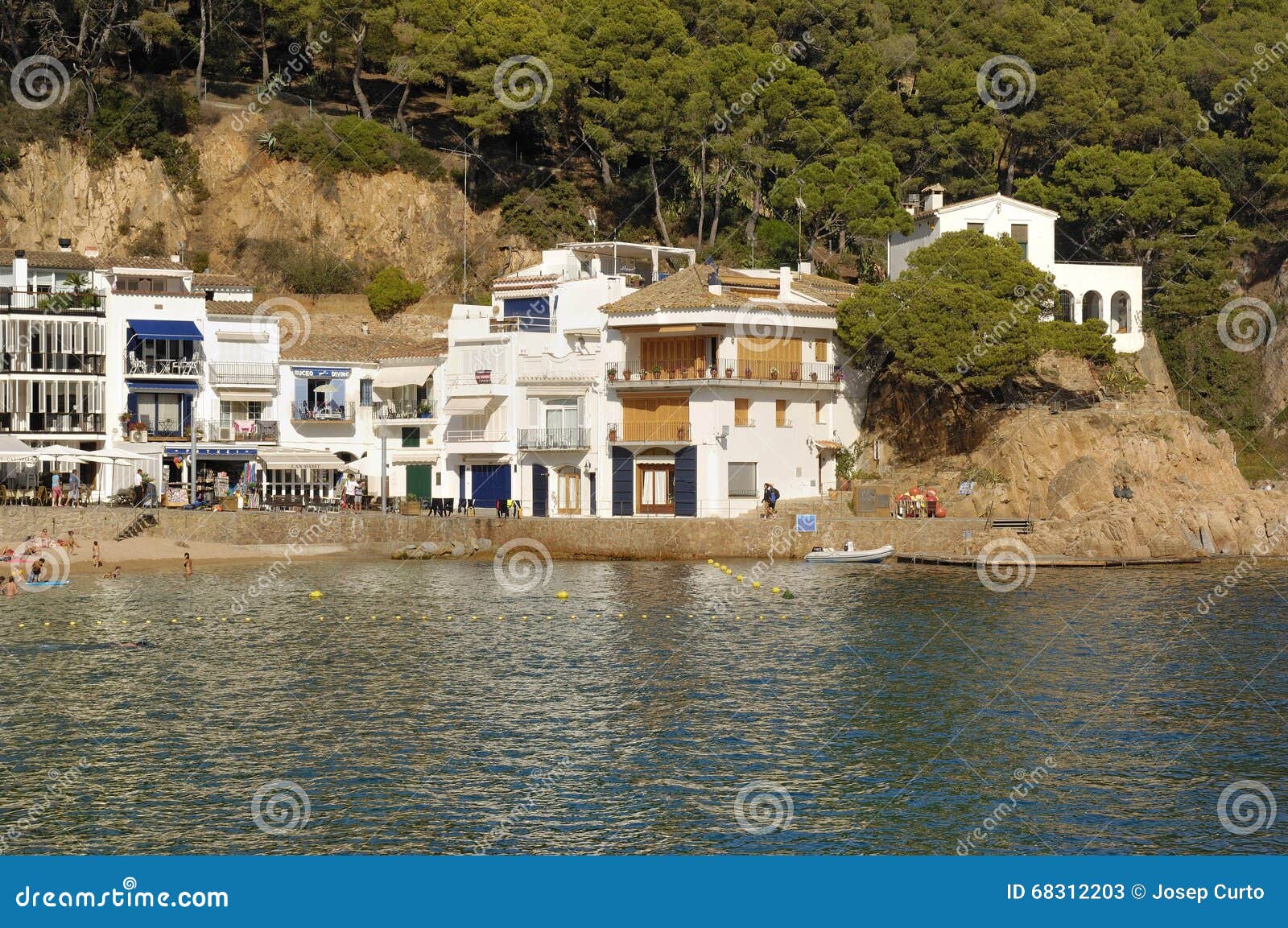 Tamariu, Costa Brava, Girona, Spain Editorial Stock Photo - Image of ...