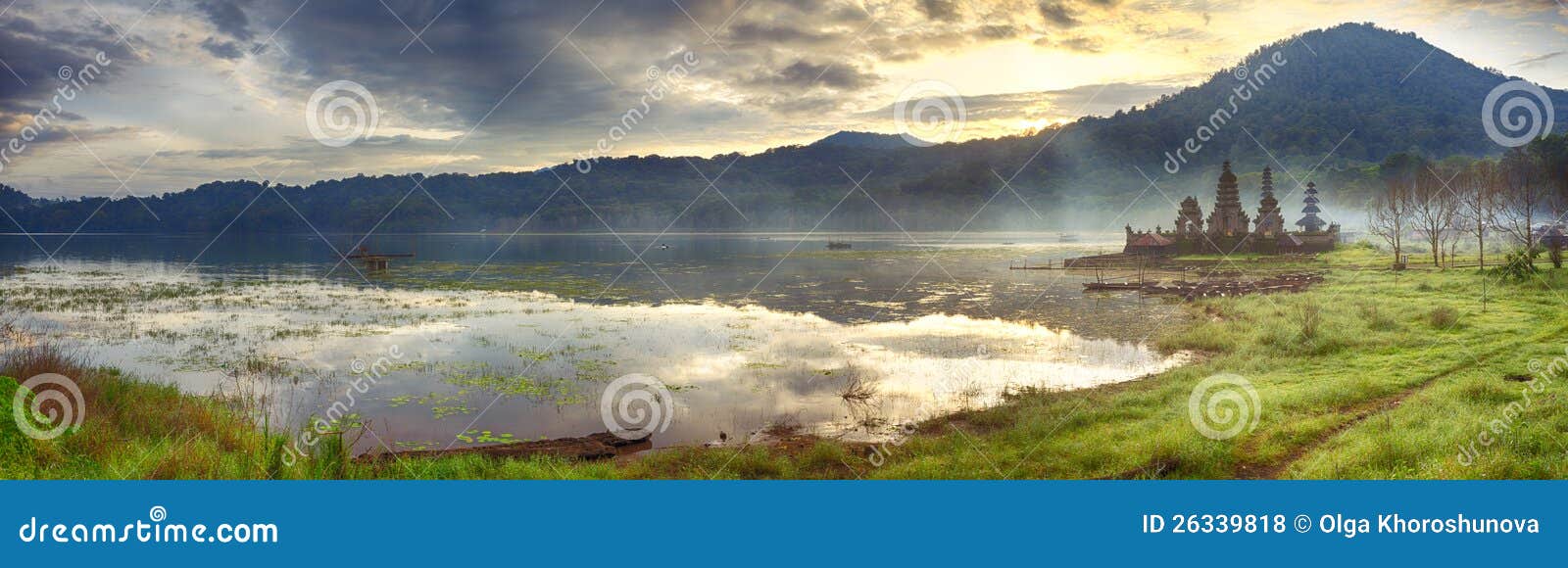 Tamblingan lake. Bali stock photo. Image of rural, pond - 26339818