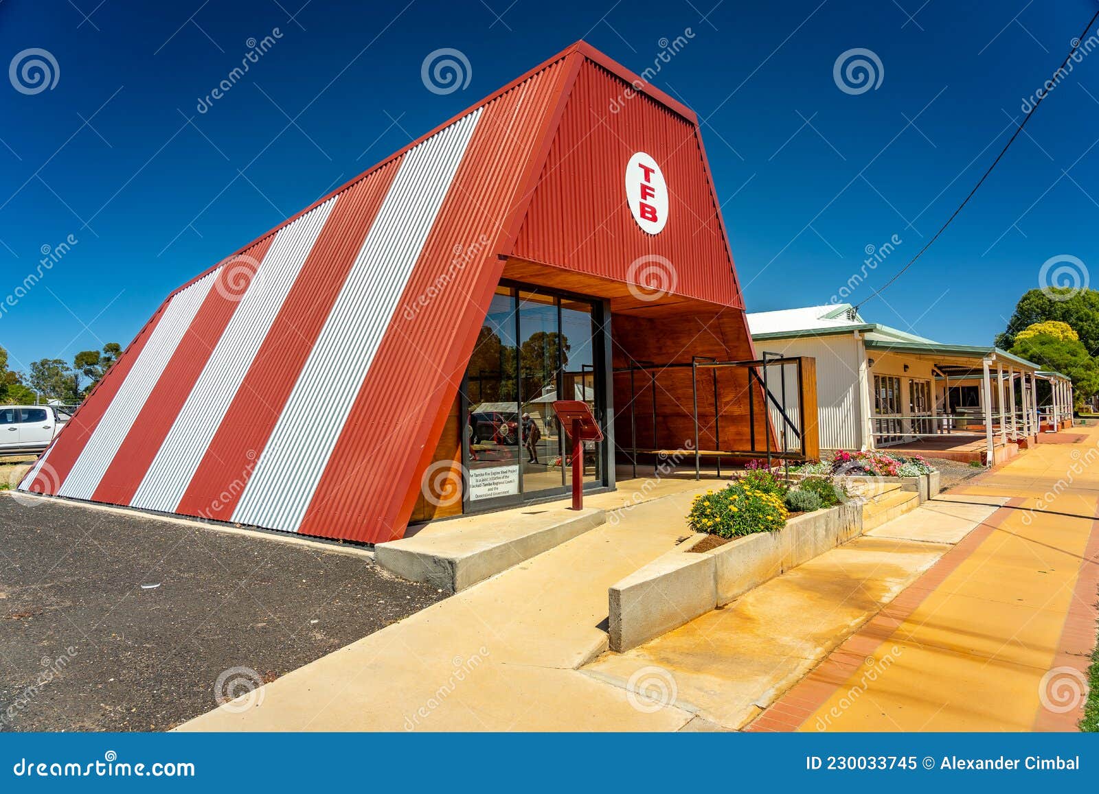 Tambo Queensland Australia Bombeiros Memoriais E Museu Imagem Editorial ...