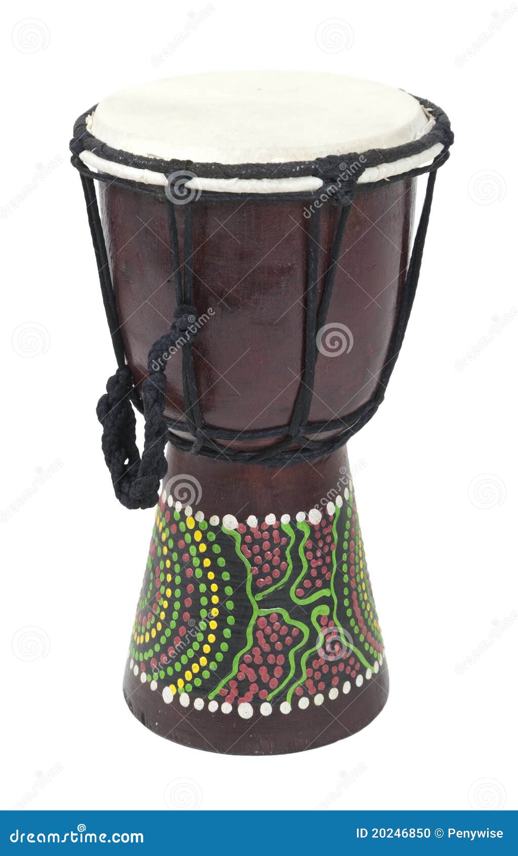Tambor aborigen alto foto de archivo. Imagen de golpe - 20246850