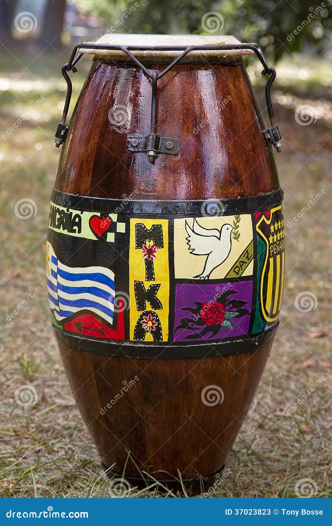 Tambor de Candombe foto de archivo editorial. Imagen de festival - 37023823