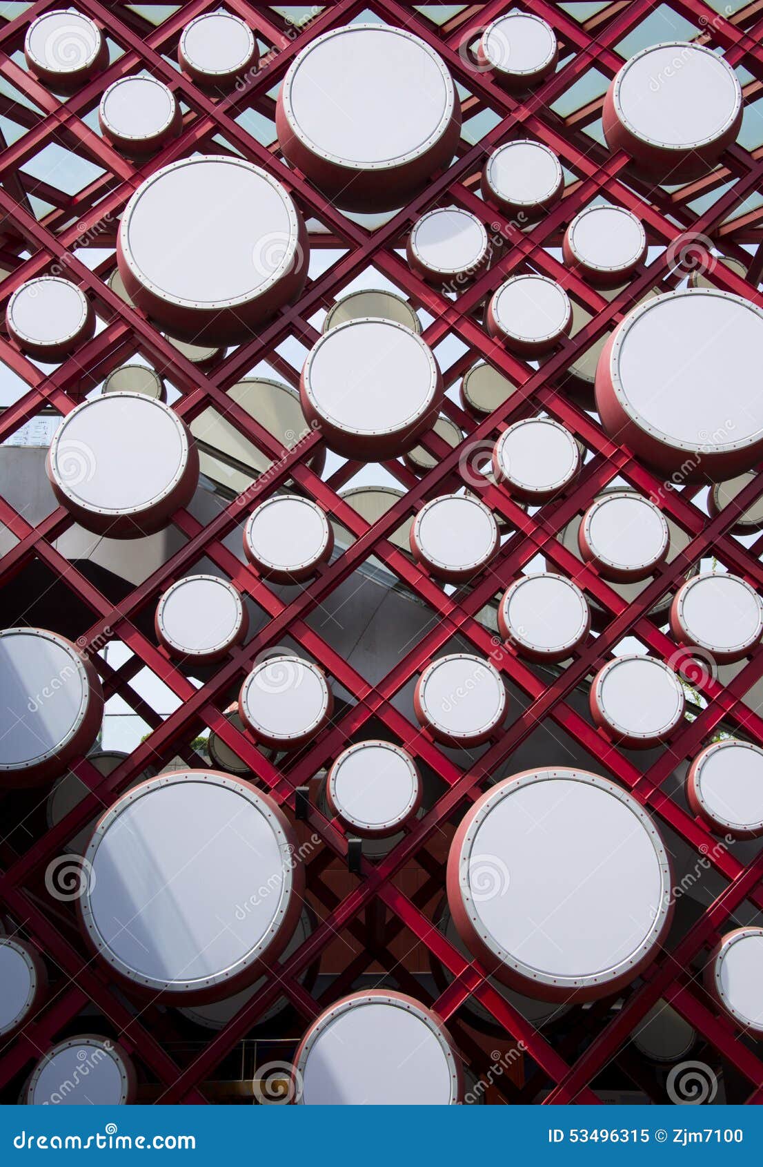 Tambor rojo imagen de archivo. Imagen de turismo, parque - 53496315