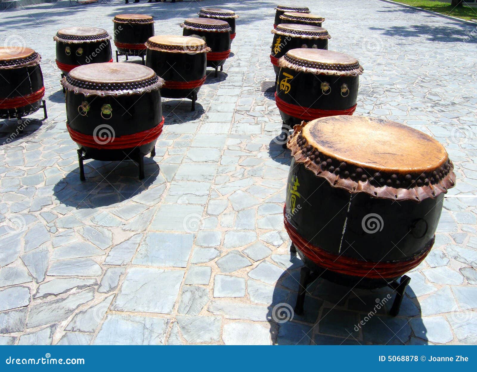 Tambores Del Chino Tradicional Foto de archivo - Imagen de tambores ...