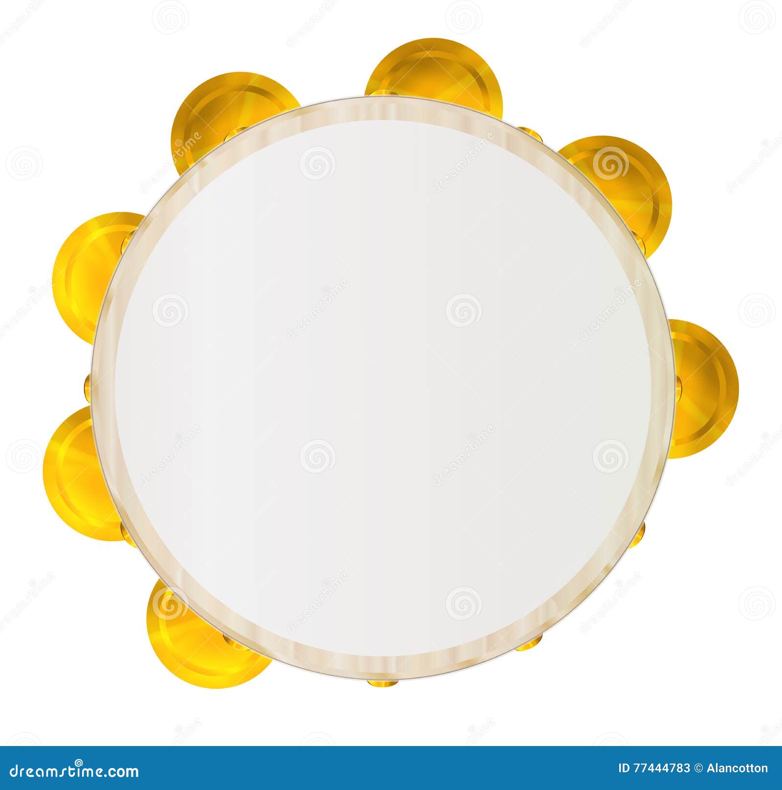 Tambour De Basque Traditionnel Illustration de Vecteur - Illustration ...