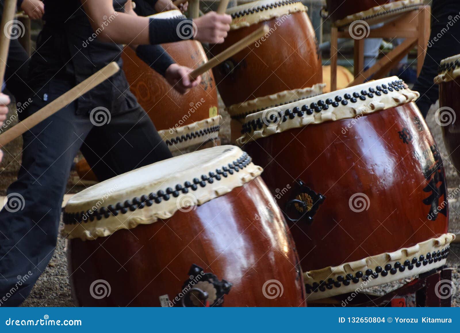 Tambour Japonais Traditionnel Photo stock - Image du percussion, asie ...