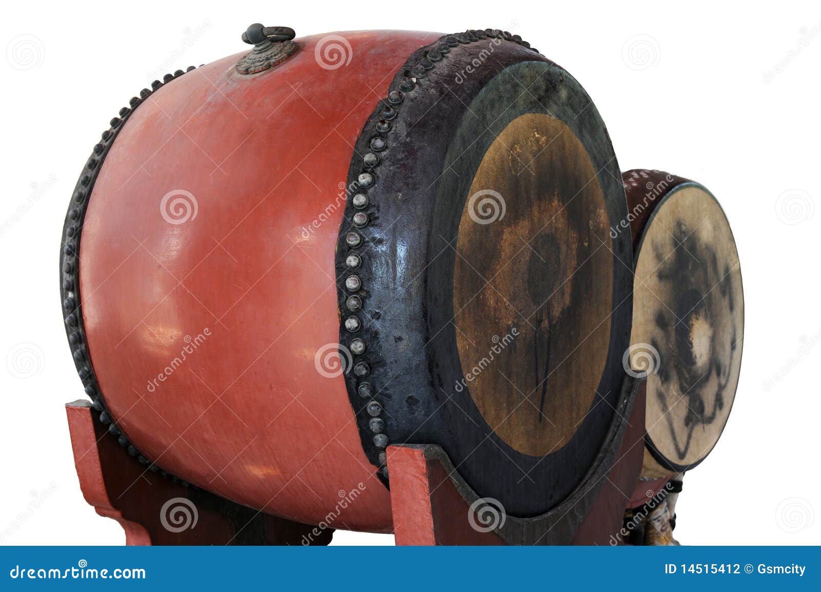 Tambour Traditionnel D'isolement De Wat Photo stock - Image du ...
