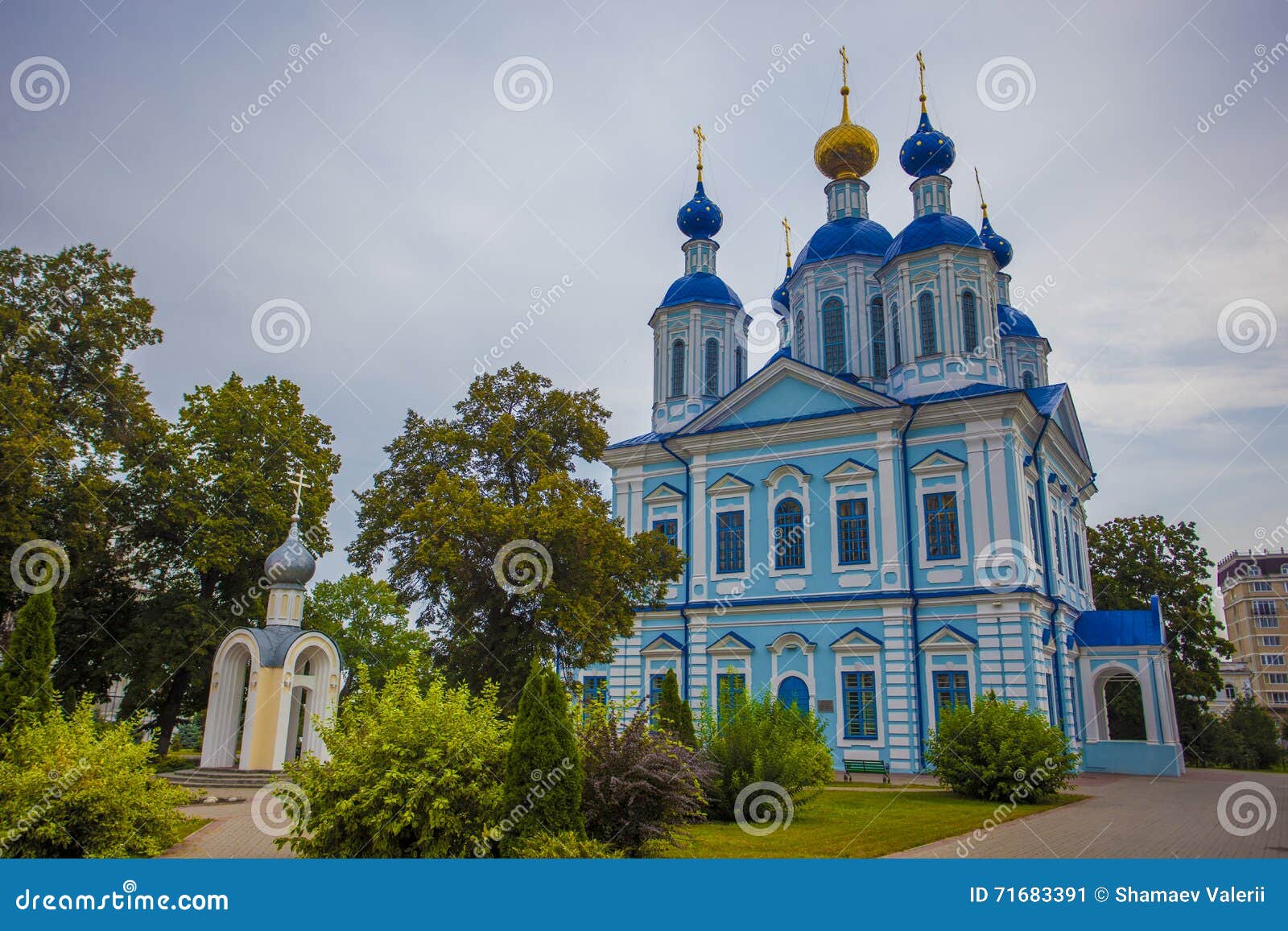 Tambov image stock. Image of pilier, ciel, fleuve, ville - 71683391
