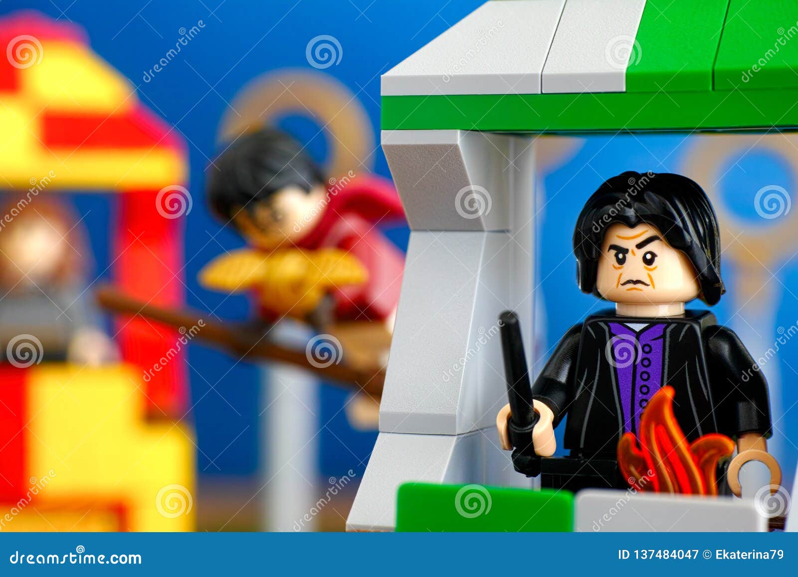 Quidditch Match Lego Harry Potter Play Set Professor Snape Minifigure