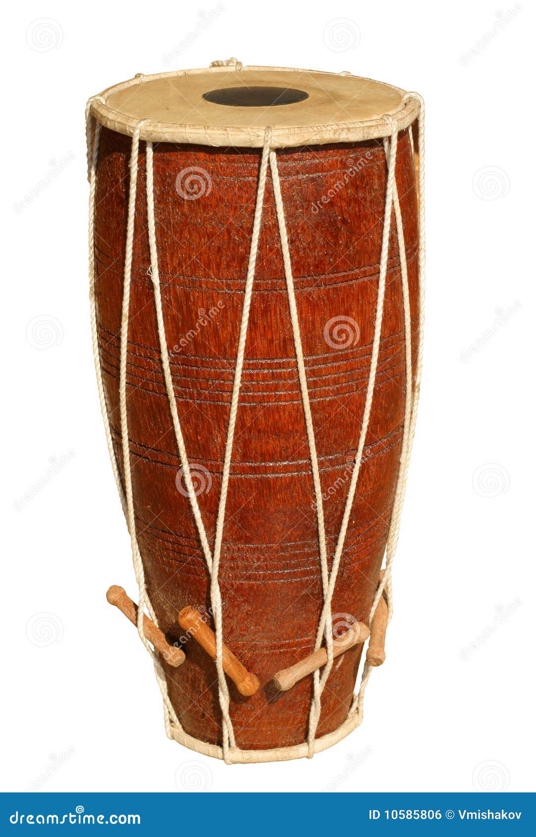 Tamburo fotografia stock. Immagine di esotismo, indigeno - 10585806