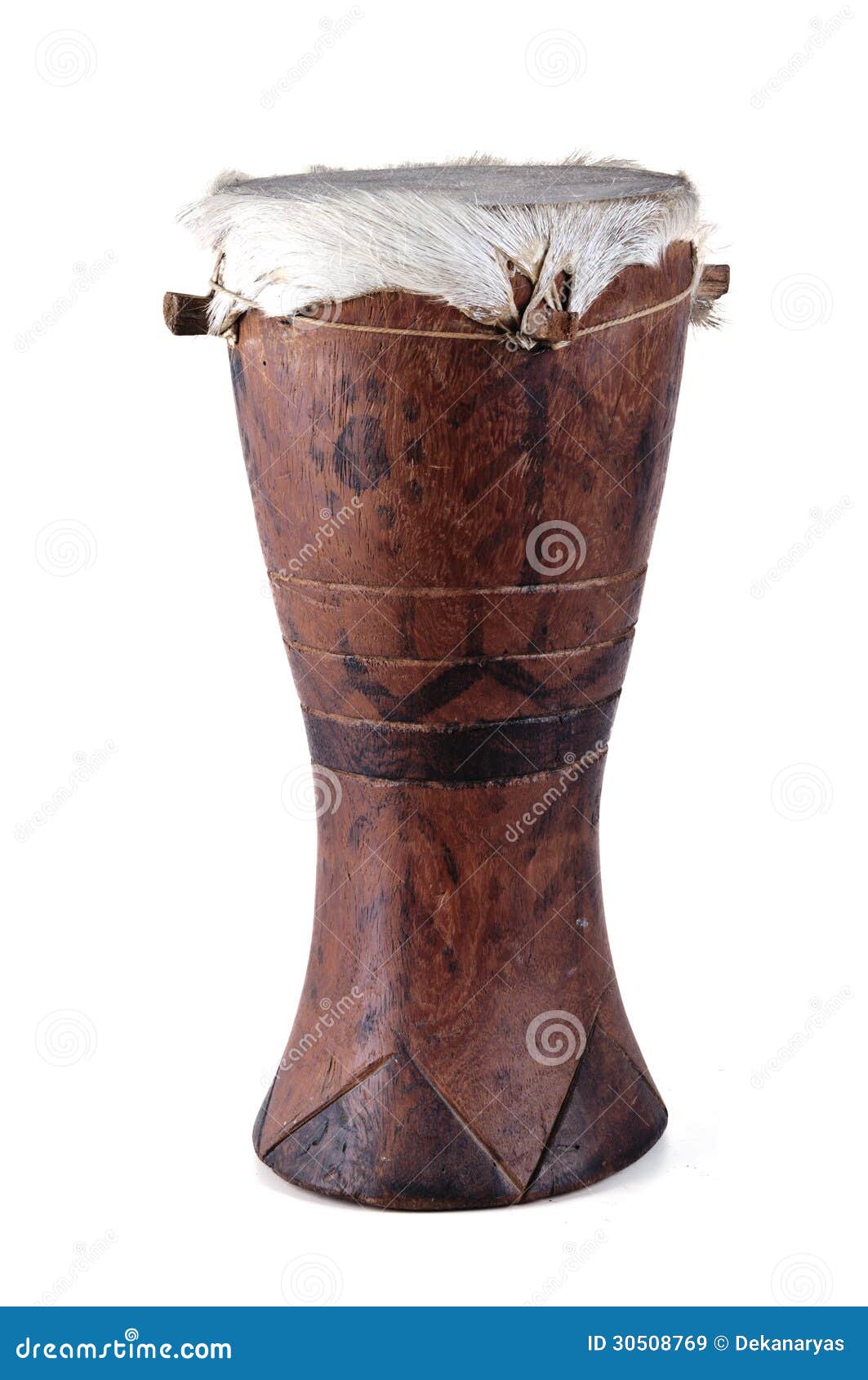 Tamburo africano immagine stock. Immagine di cerimonia - 30508769