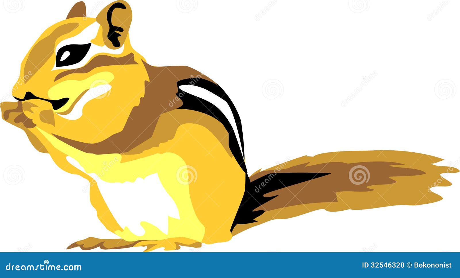 Tamia illustration de vecteur. Illustration du tamia - 32546320