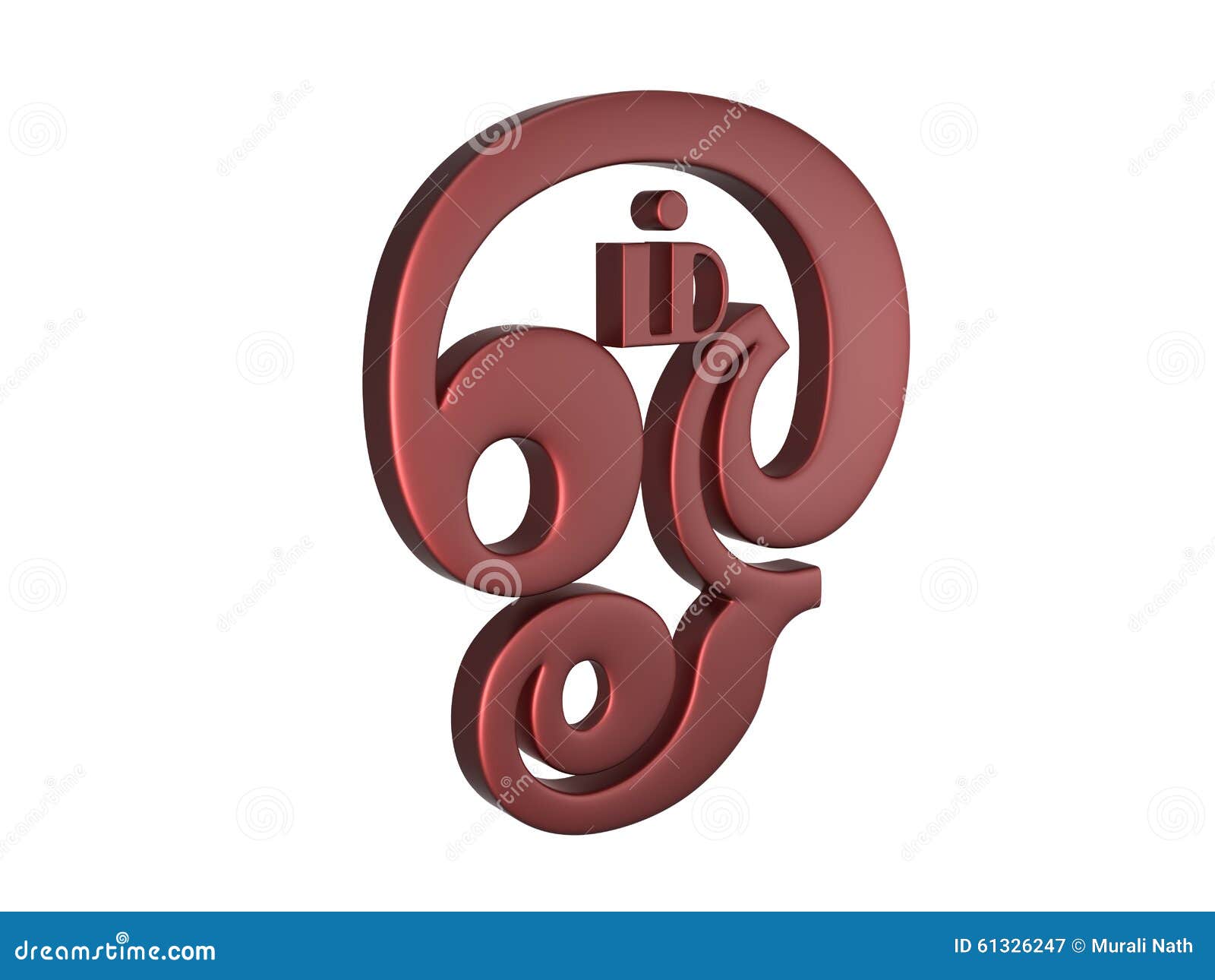 Tamil Om Symbol stock illustration. Illustration of relaxation - 61326247