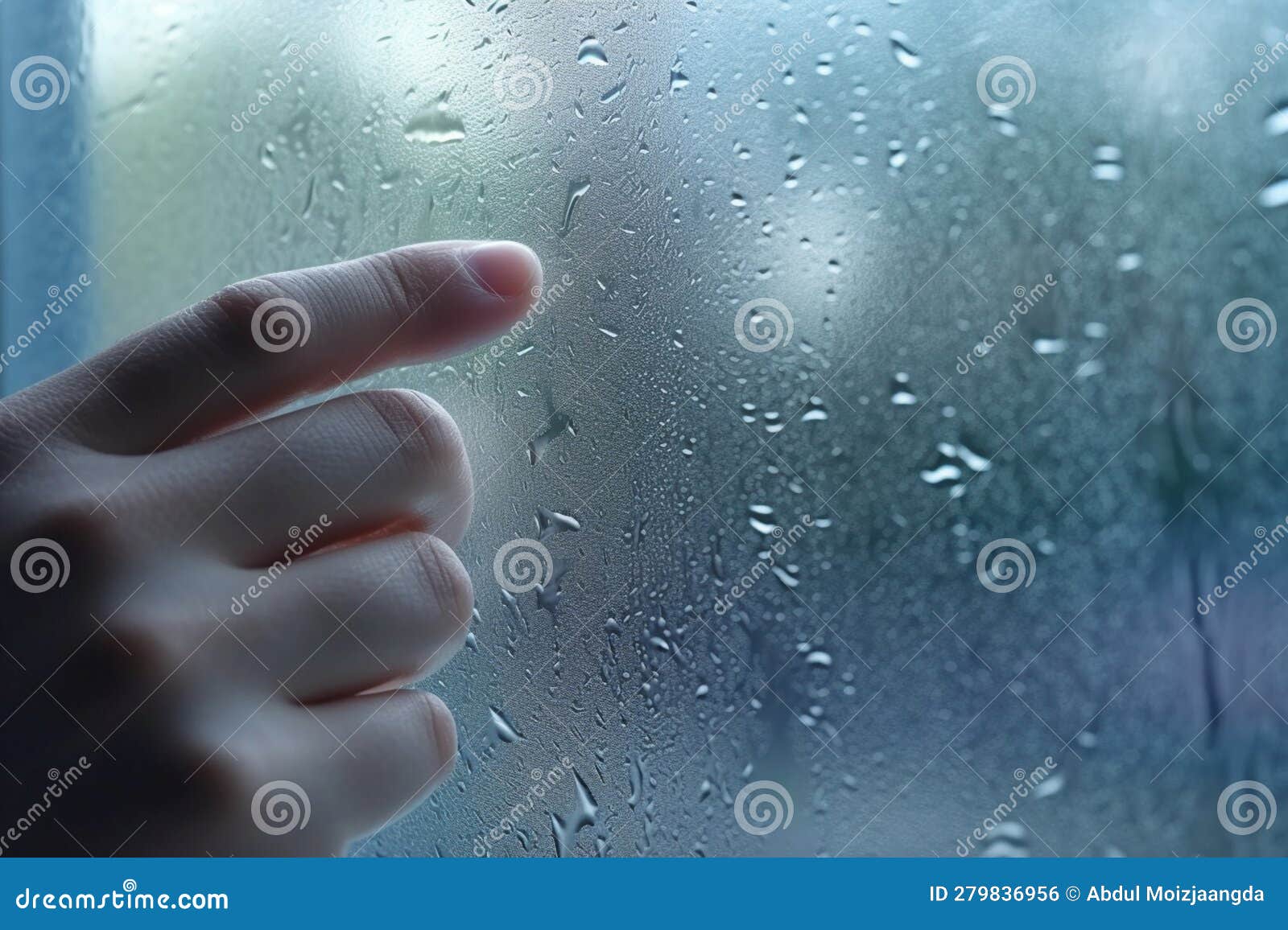 Taming Indoor Dampness, Hand Clearing Condensation from the Windowpane ...