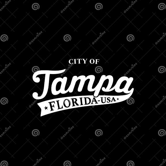 City of Tampa Lettering Design. Tampa, Florida Typography Design ...