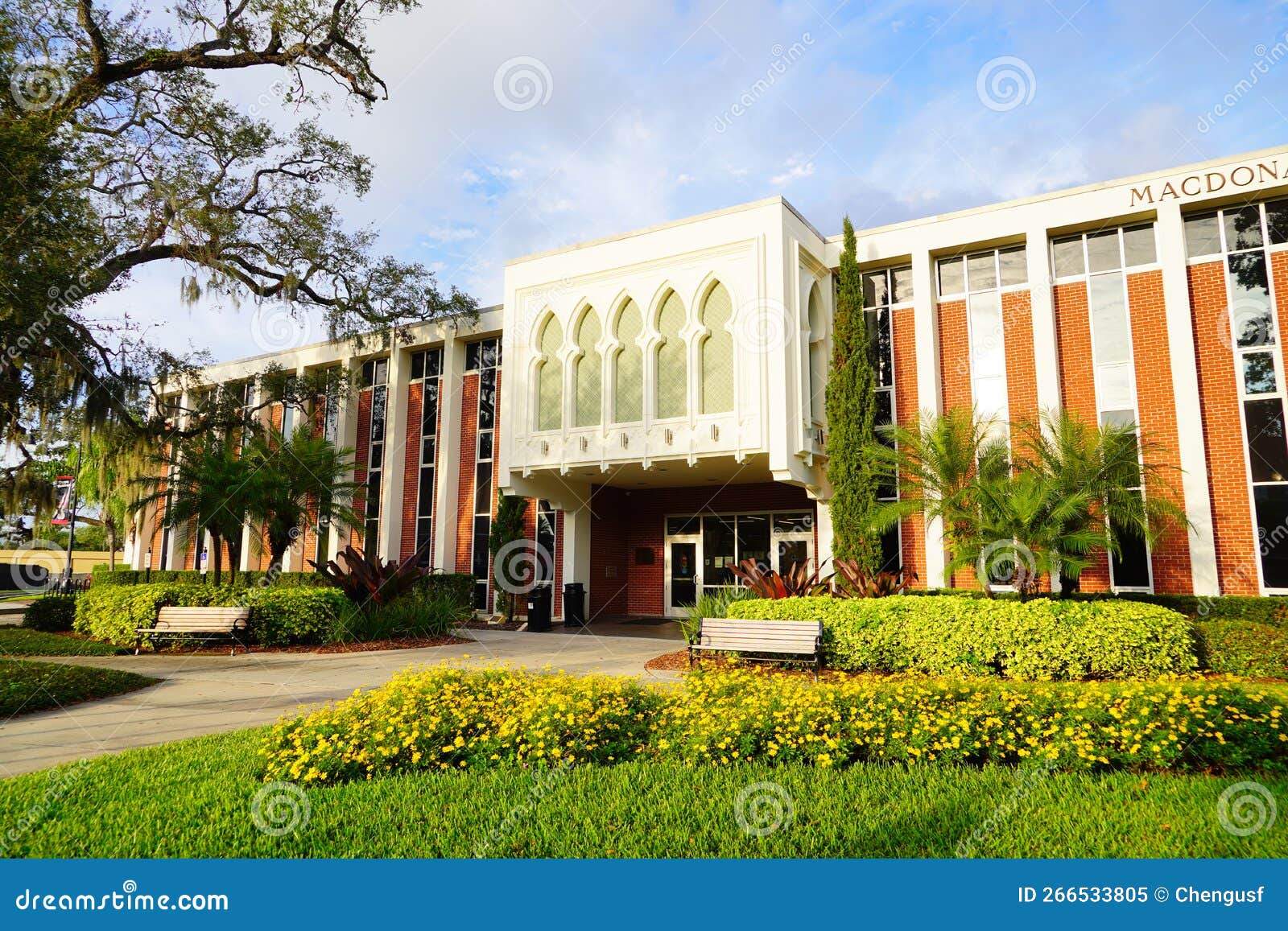The University of Tampa Library Editorial Image - Image of florida ...
