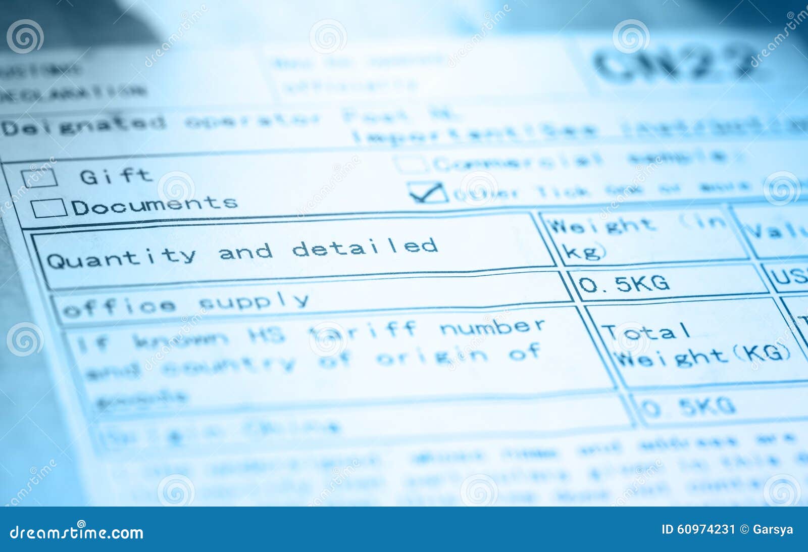 Tampa Internacional Do Pacote Do Envelope Do Cargo Foto Editorial ...