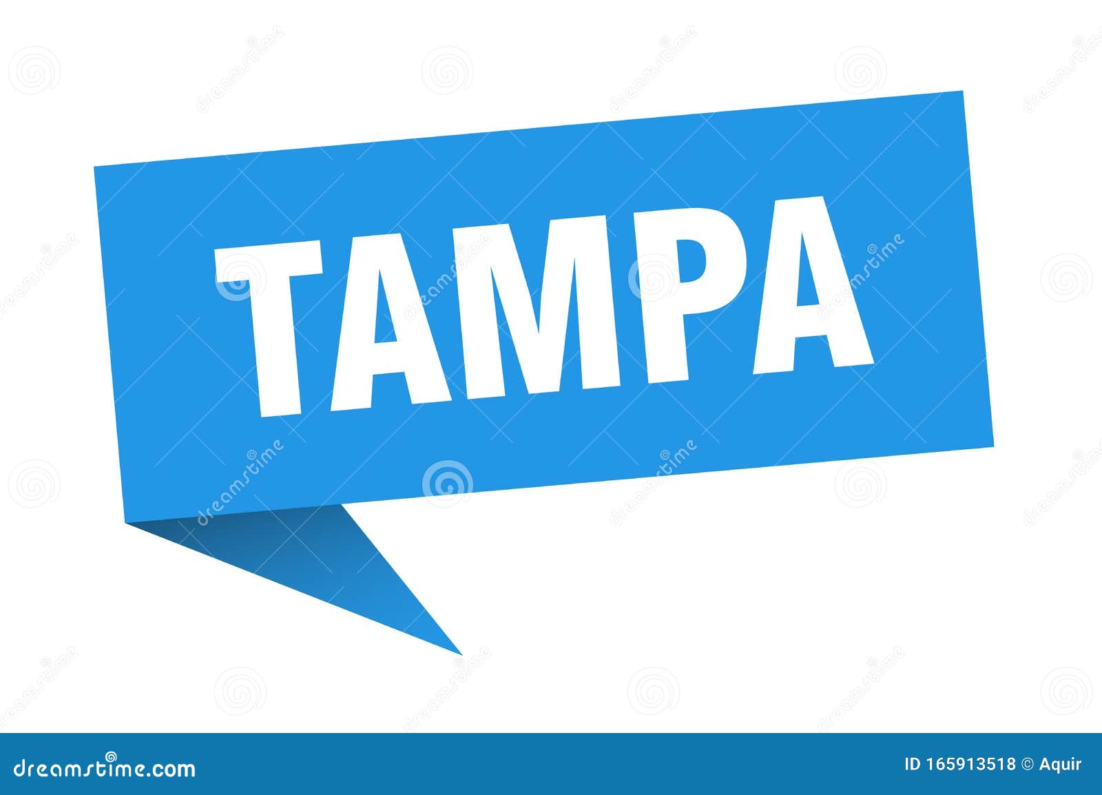 Tampa Sticker. Tampa Signpost Pointer Sign Stock Vector - Illustration ...