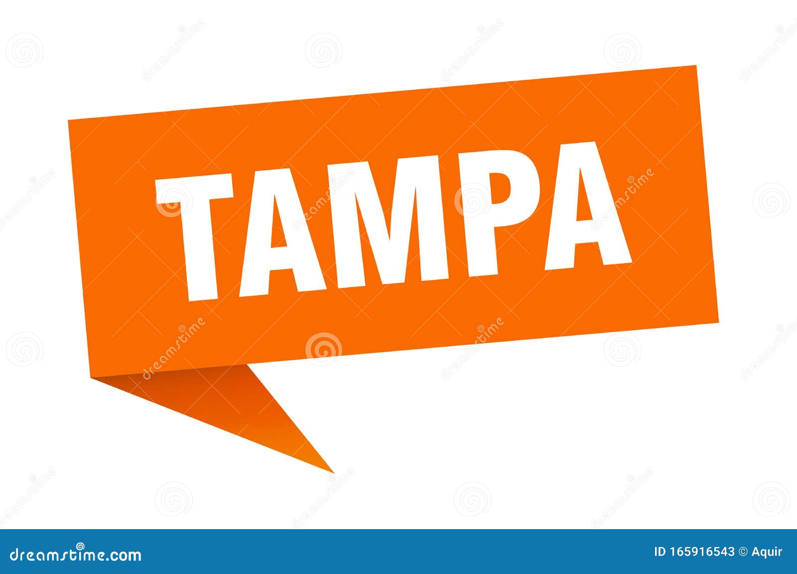 Tampa Sticker. Tampa Signpost Pointer Sign Stock Vector - Illustration ...