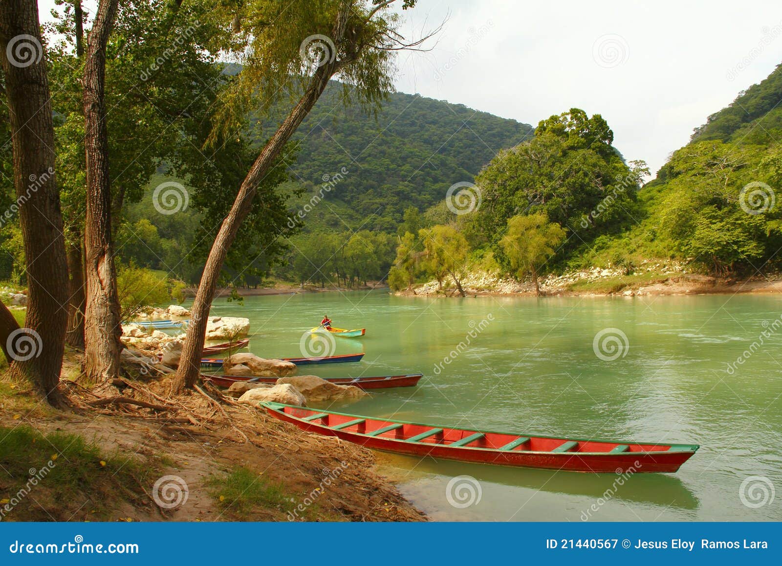 Tampaon River in Aquismon Near Ciudad Valles in San Luis Potosi, I ...