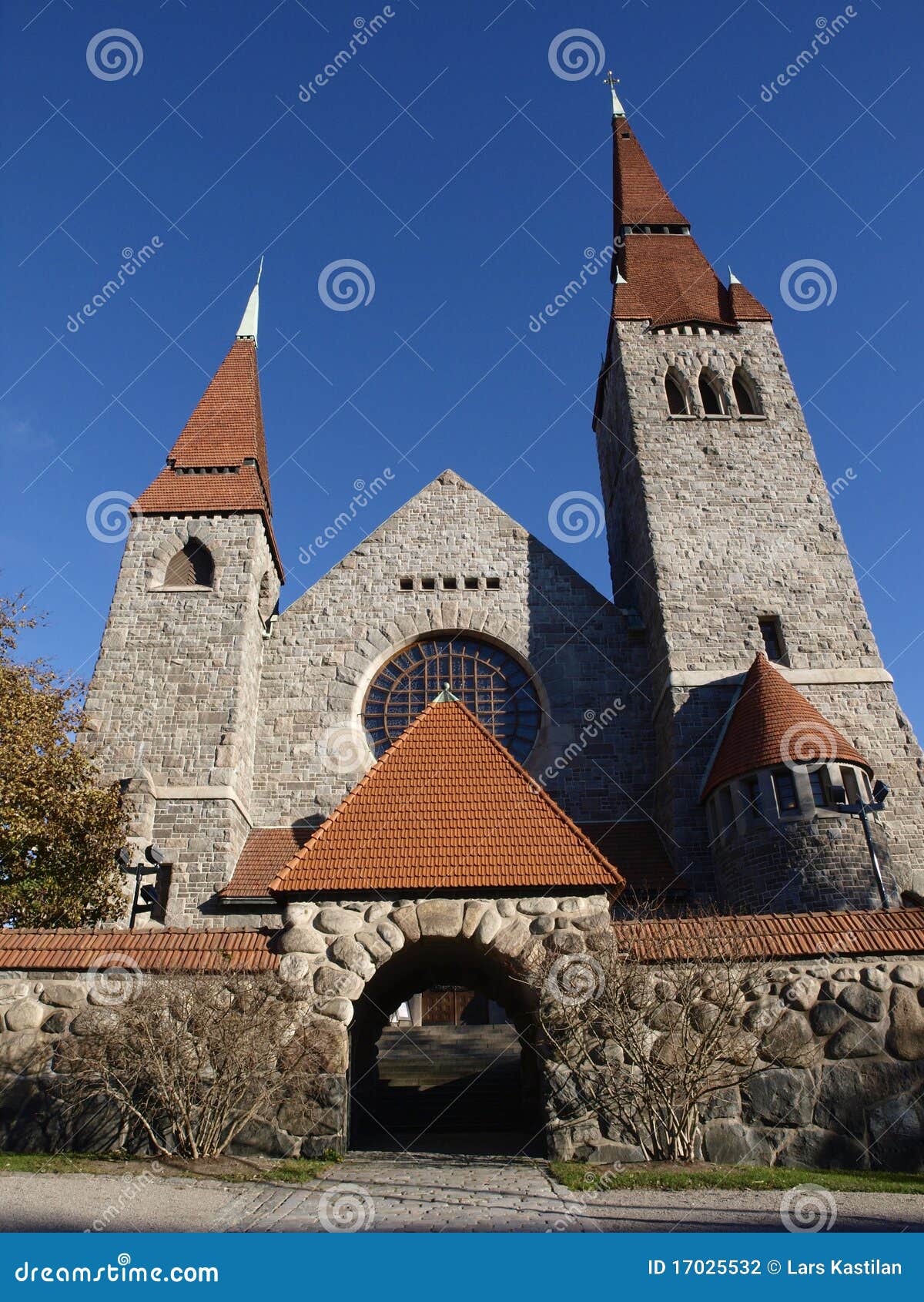 Tampere Cathedral stock photo. Image of tampere, christian - 17025532