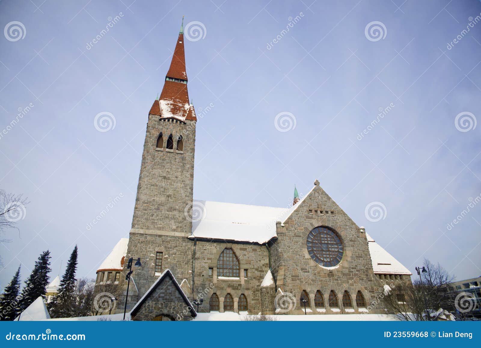 Tampere Cathedral stock photo. Image of cold, historic - 23559668
