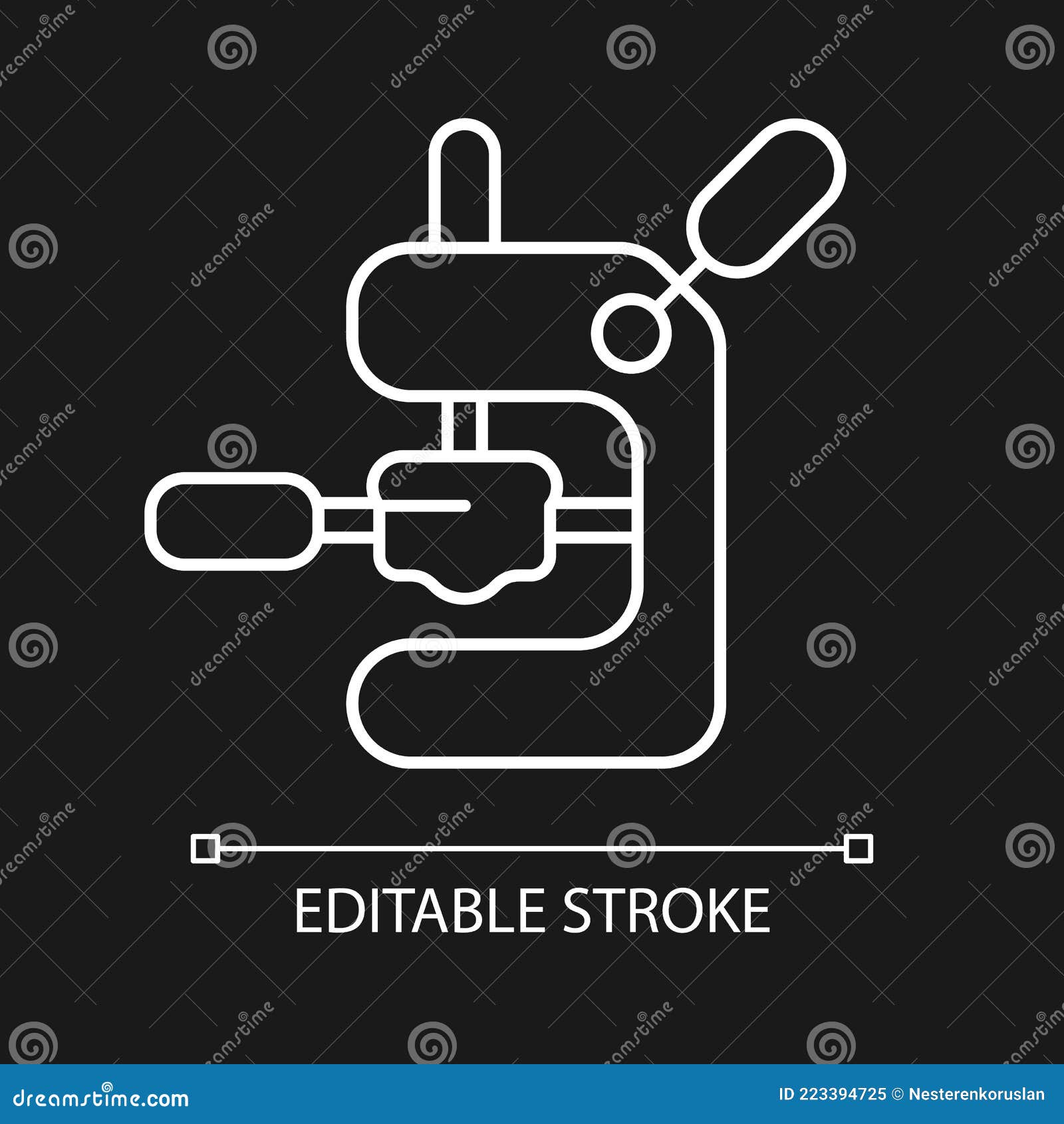 Tamping Espresso Machine Outline Neon Icon. Coffee Shop Brush Lettering ...