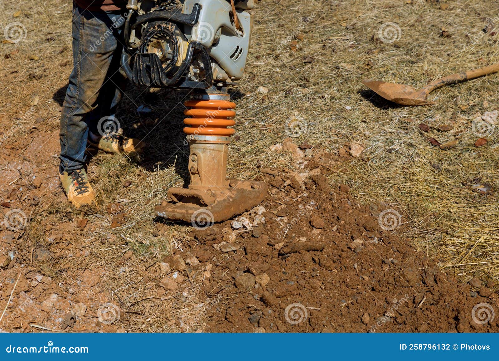 Tamping Machine Vibratory Plate Jumping Compactor Tool at Under ...