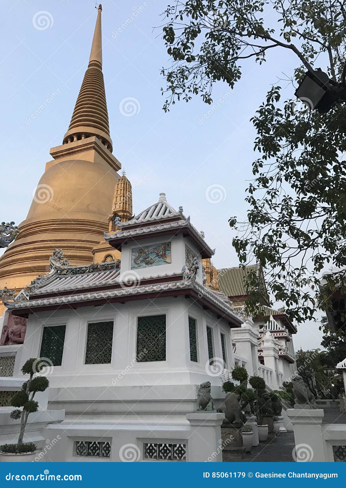 Tample image stock. Image du thaïlande, pagode, beau - 85061179