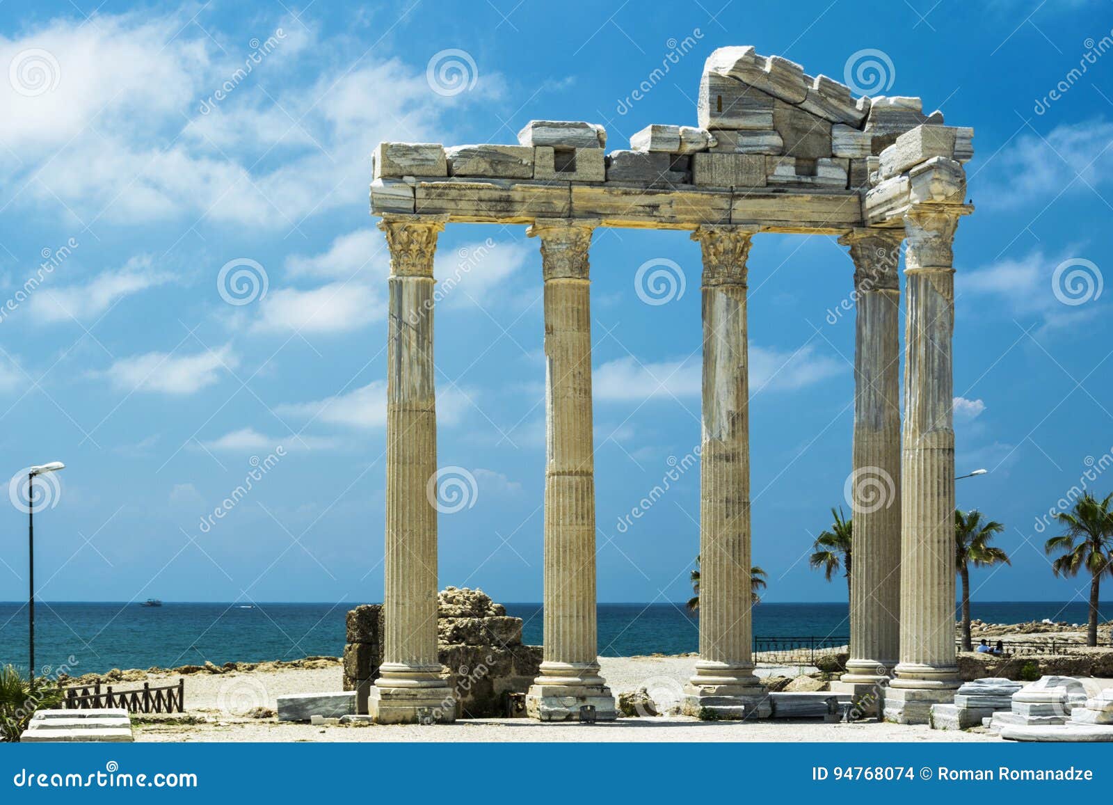 Tample of Apollon in Side stock photo. Image of tample - 94768074