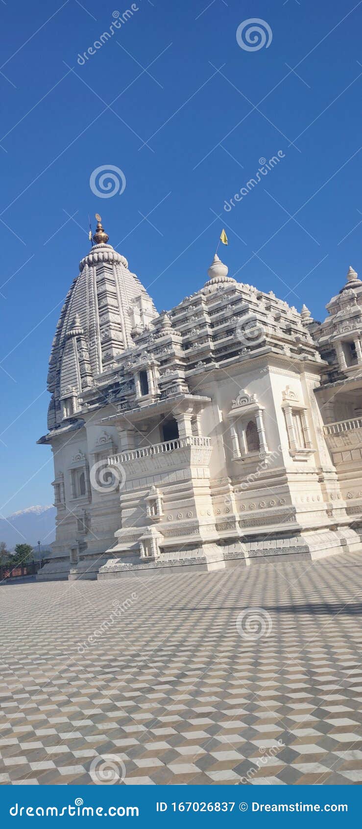 Tample in Himachal Pradesh India Stock Image - Image of rises ...