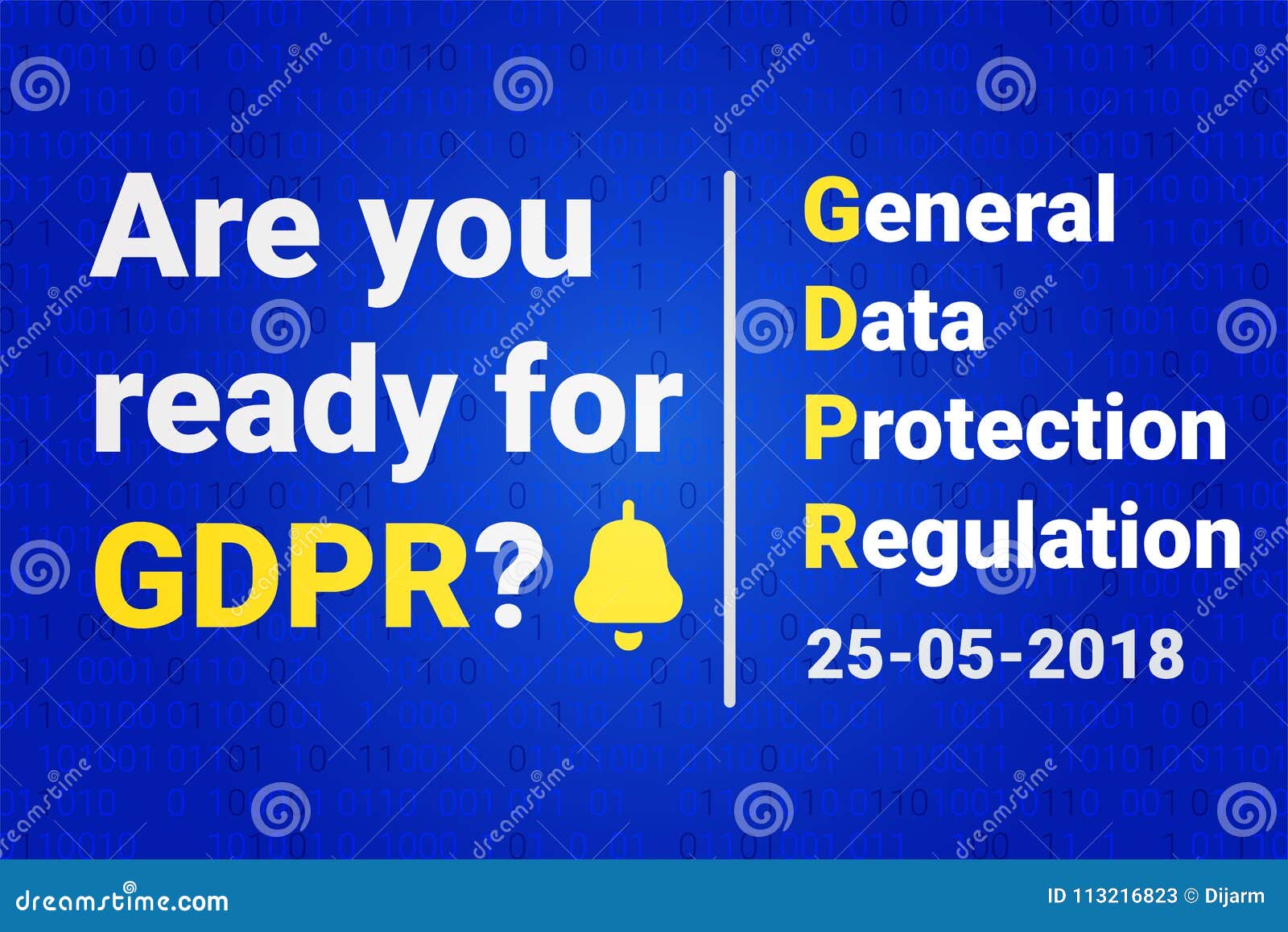 TampleGDPR - General Data Protection. Text: are You Ready for GDPR ...