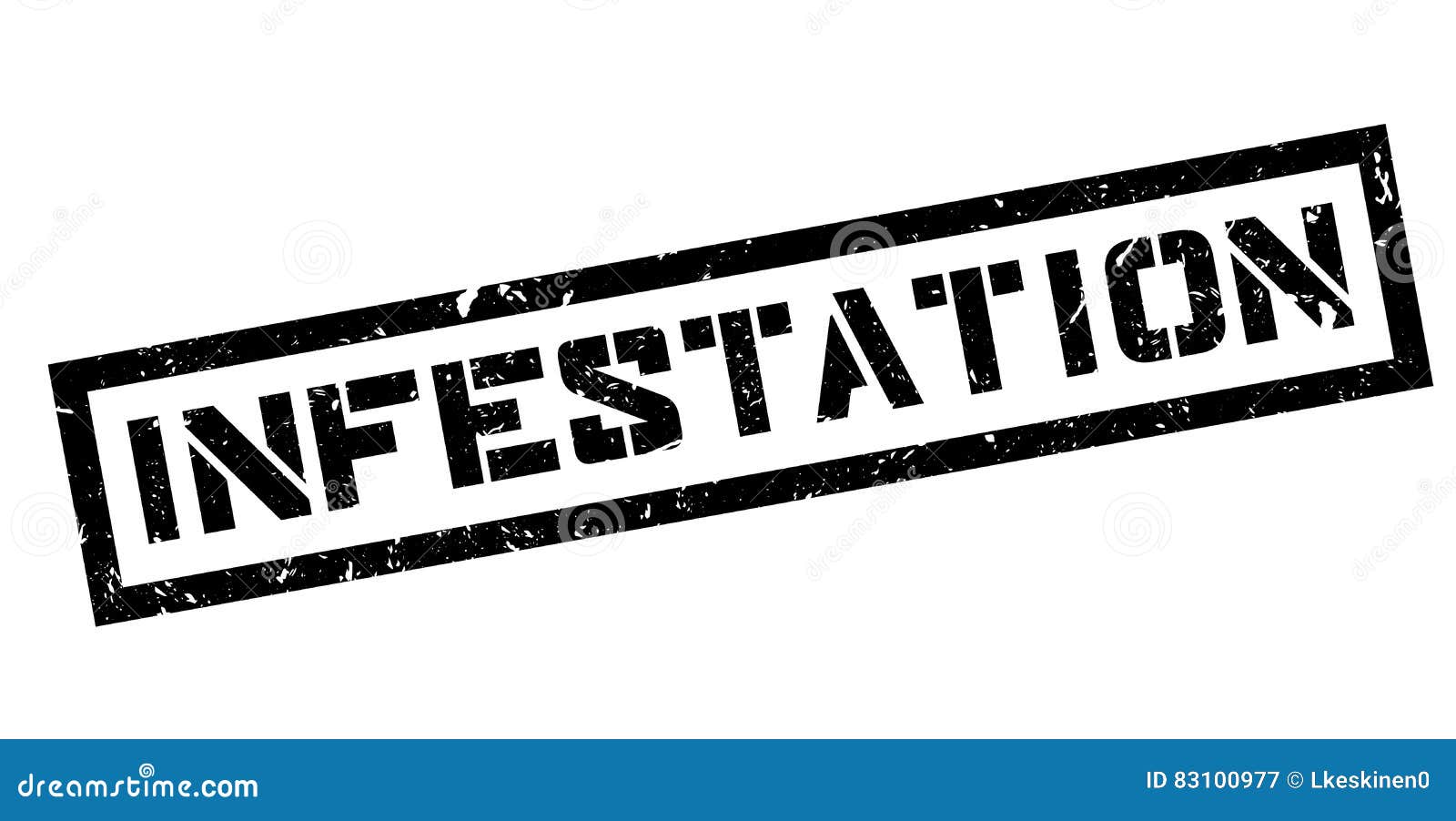Tampon En Caoutchouc D'infestation Illustration de Vecteur ...