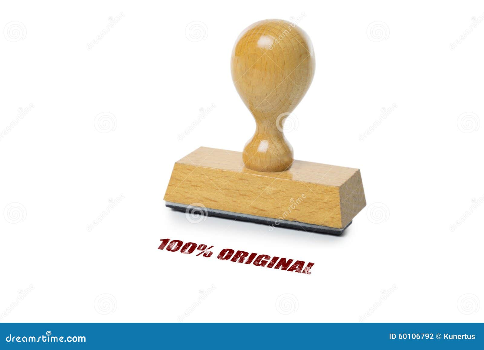 Tampon En Caoutchouc D'original De 100% Photo stock - Image du qualité ...