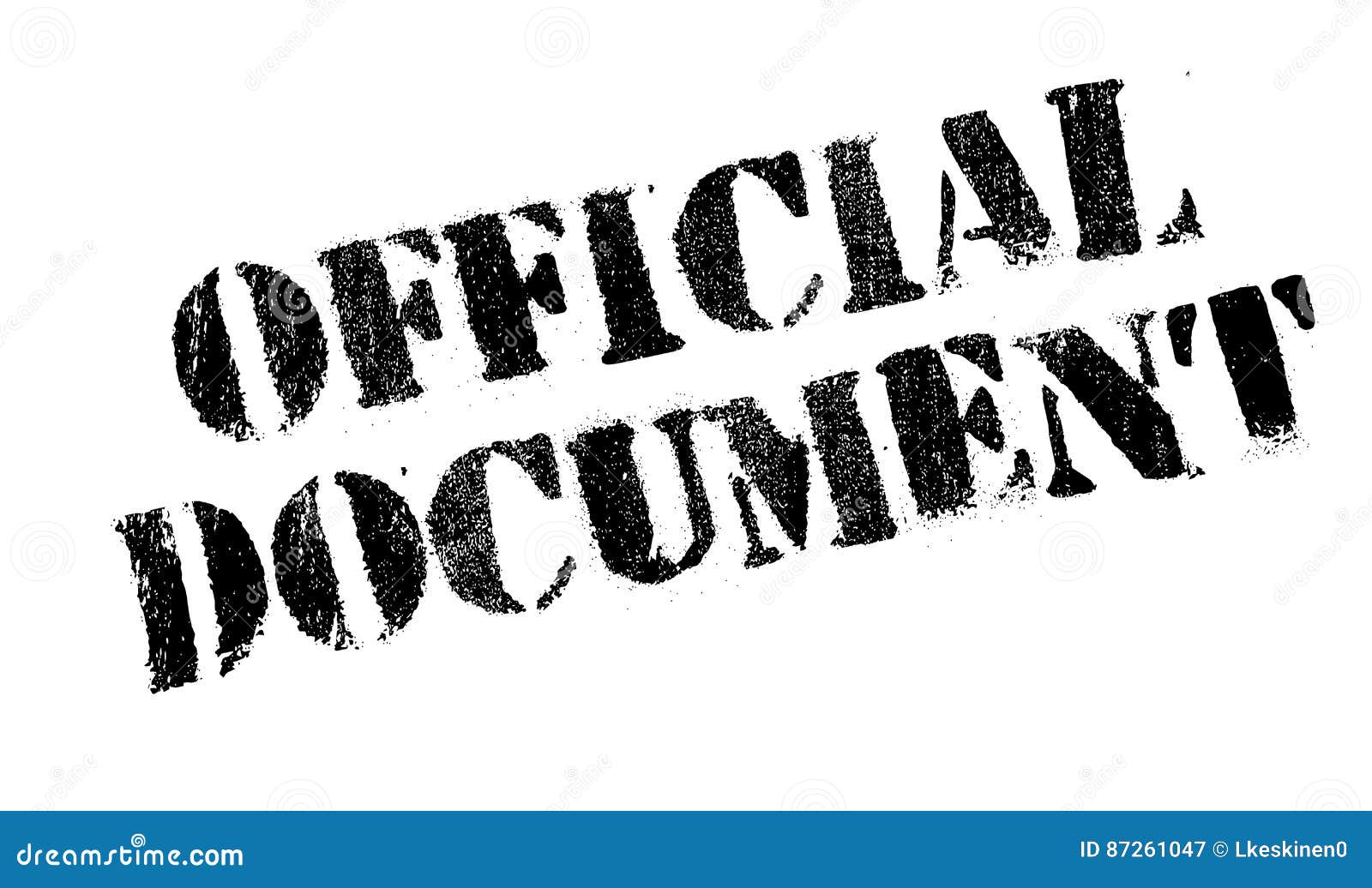 Tampon En Caoutchouc De Document Officiel Illustration de Vecteur ...