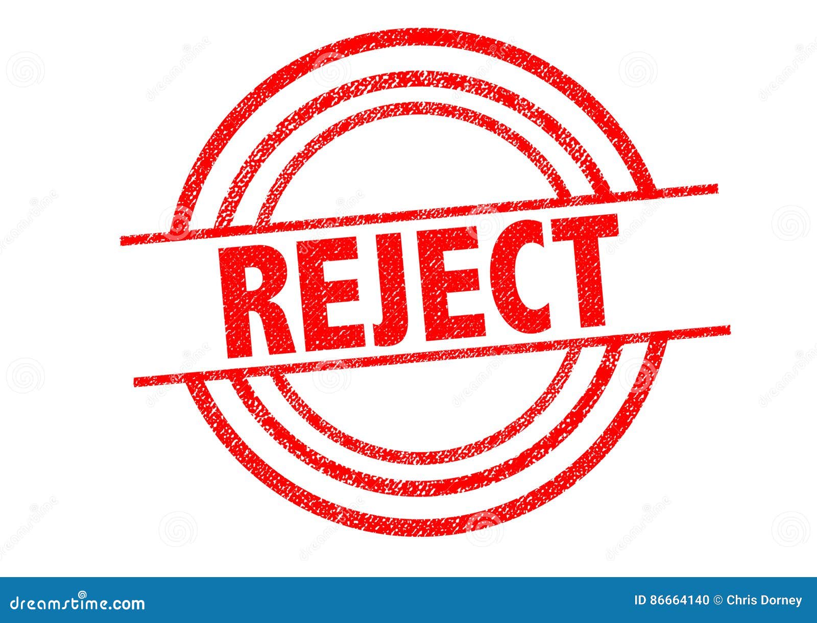 Tampon En Caoutchouc De REJET Illustration Stock - Illustration du ...