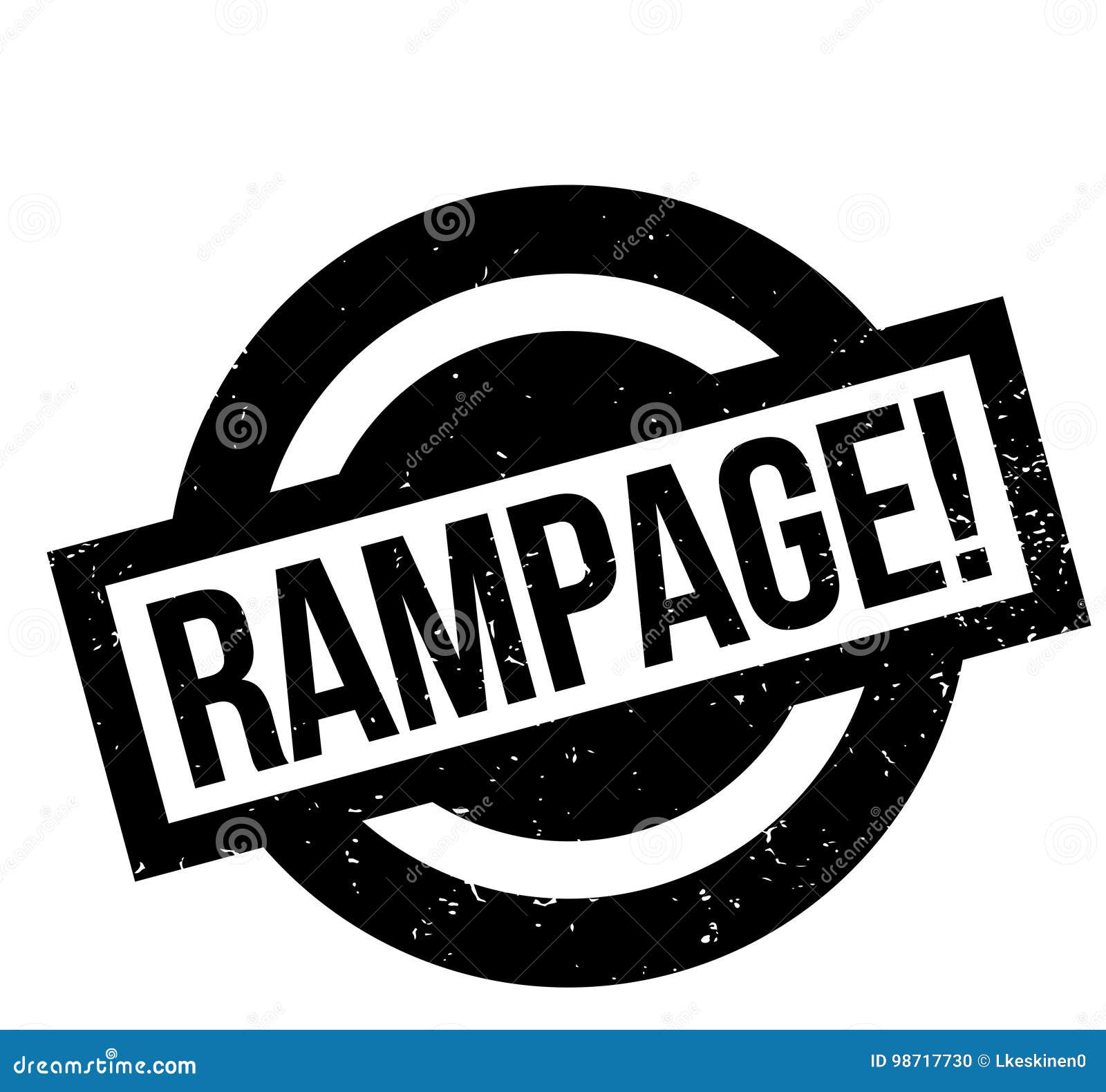 Tampon En Caoutchouc De Saccage Illustration de Vecteur - Illustration ...