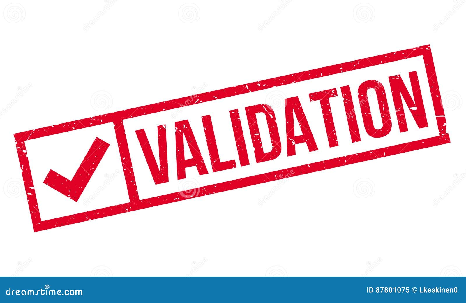 Tampon En Caoutchouc De Validation Illustration de Vecteur ...